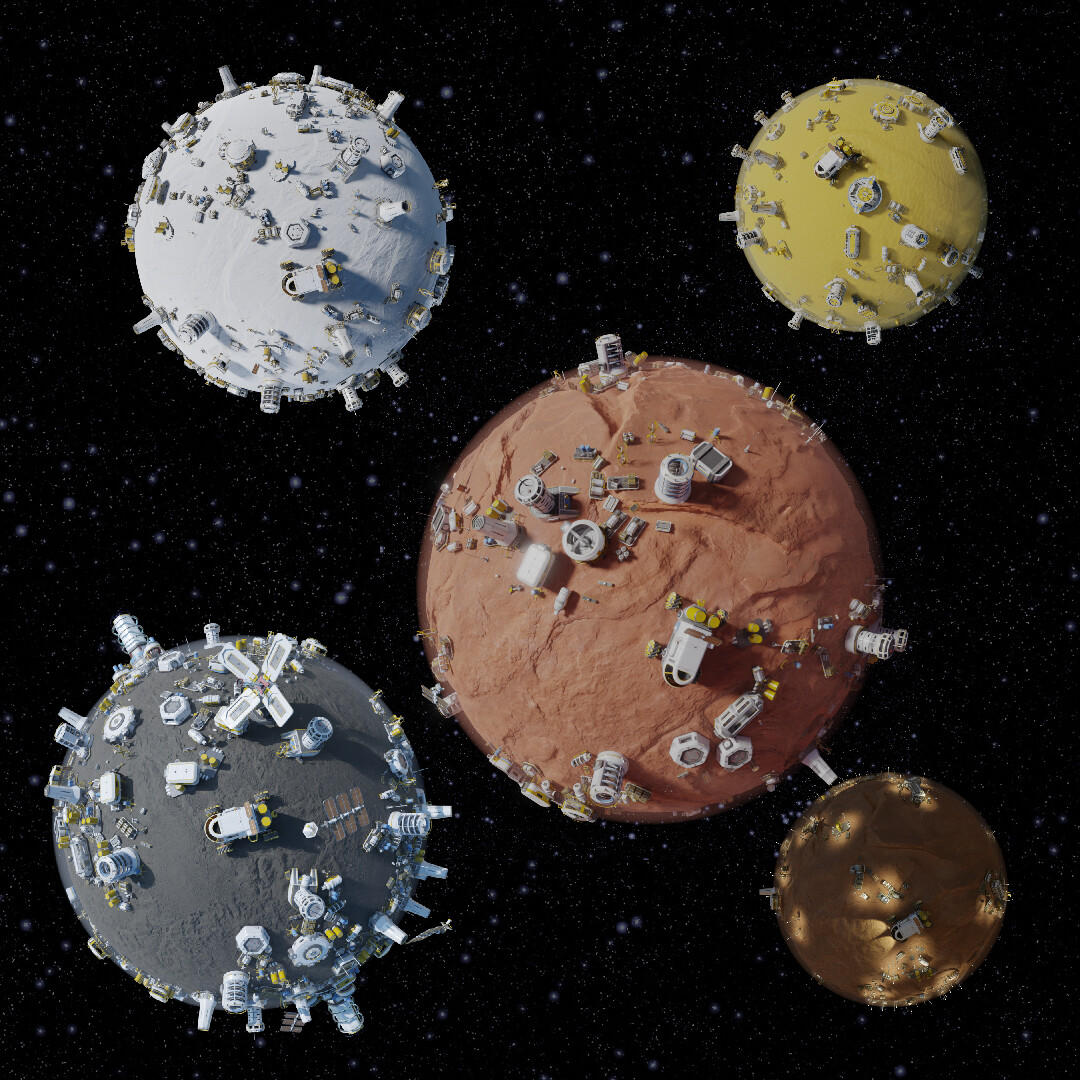 ArtStation - Minervan Plutoids