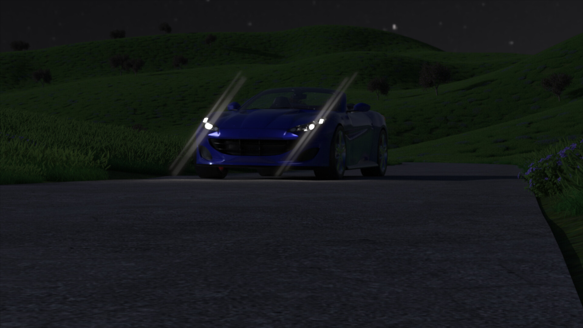 ArtStation - Ferrari Portofino Car Animation