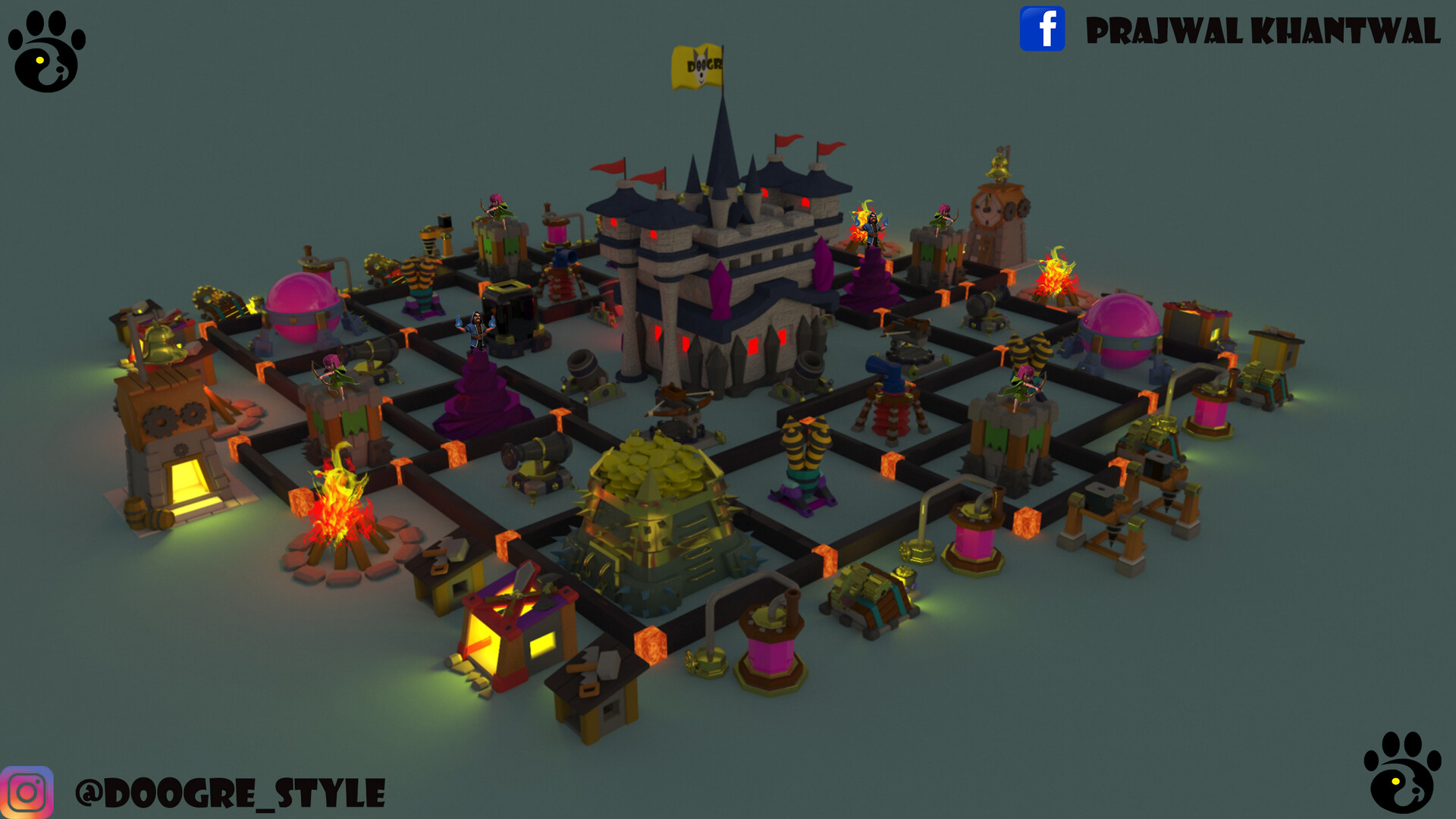 ArtStation - COC 3D Model