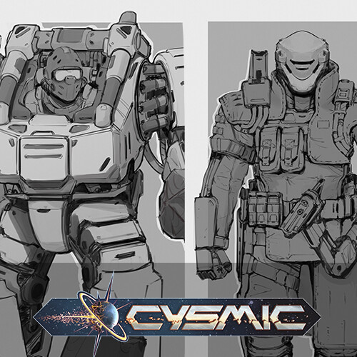 Rust Moon Studios - BoardGame - Cysmic Concept art