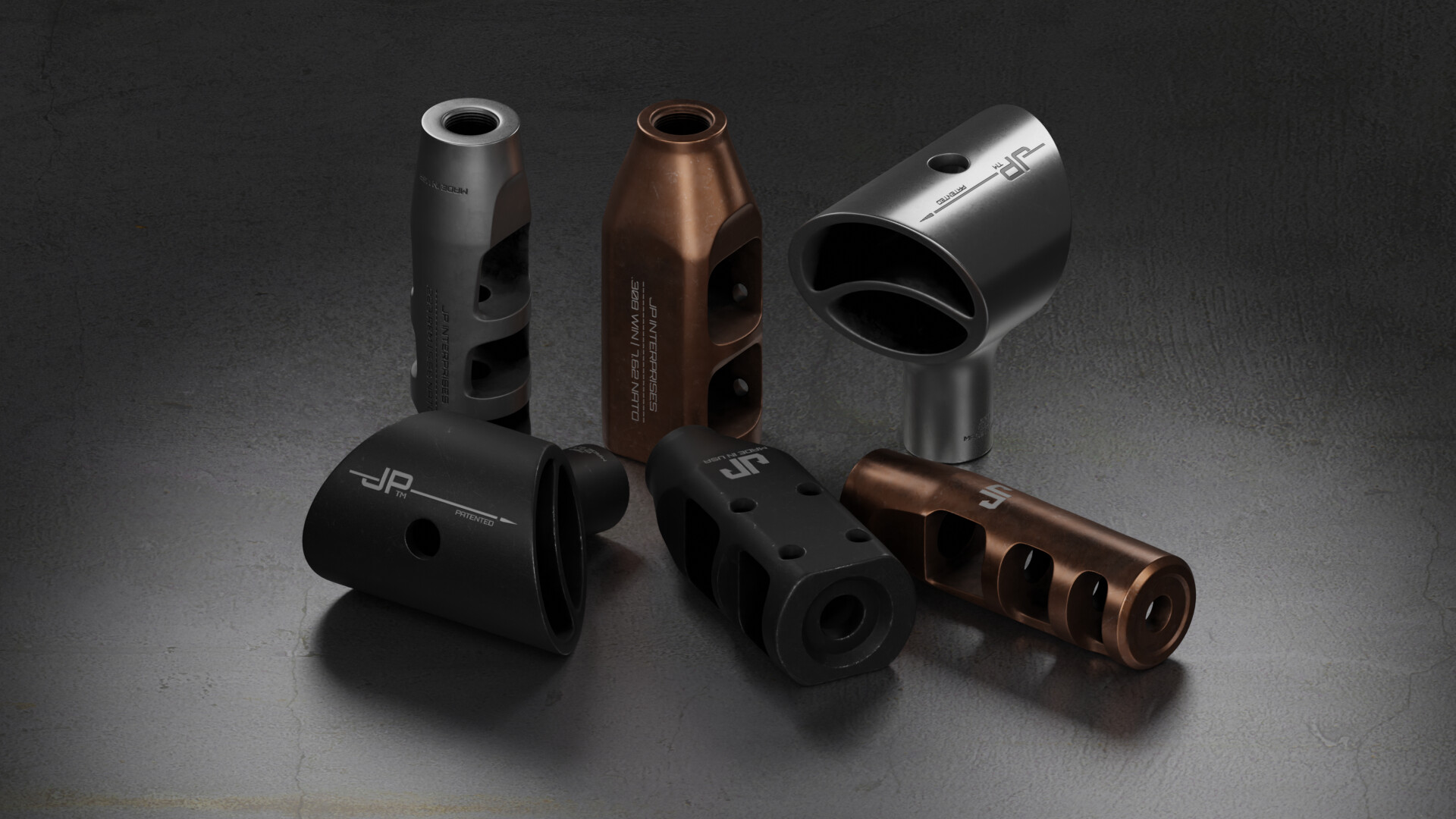 ArtStation - JP ENTERPRISES MUZZLE COMPENSATOR SET