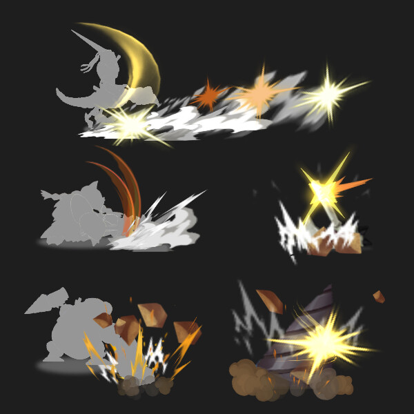 ArtStation - Unity 2D FX | PHYSICAL ATTACKING