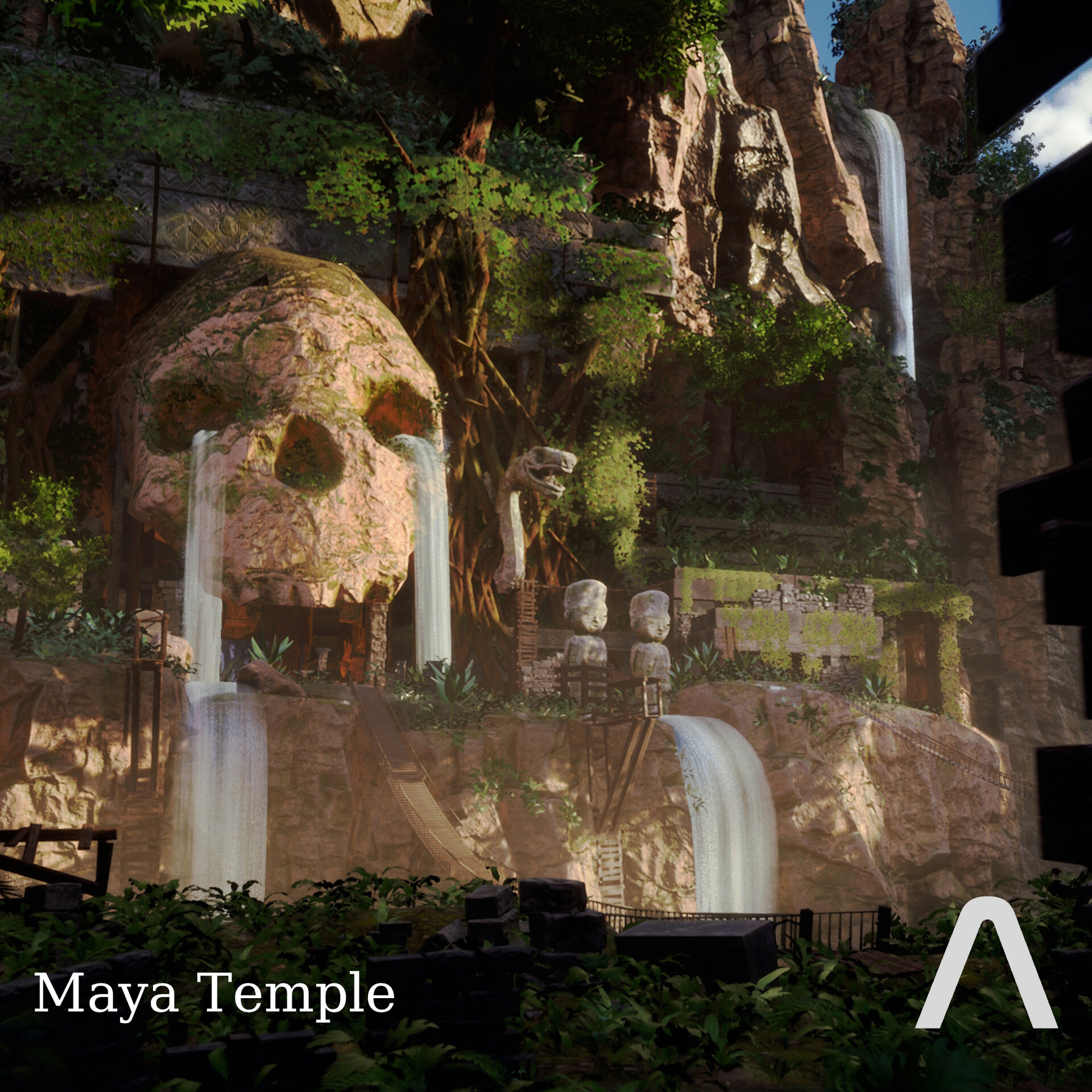 ArtStation - Lost temple