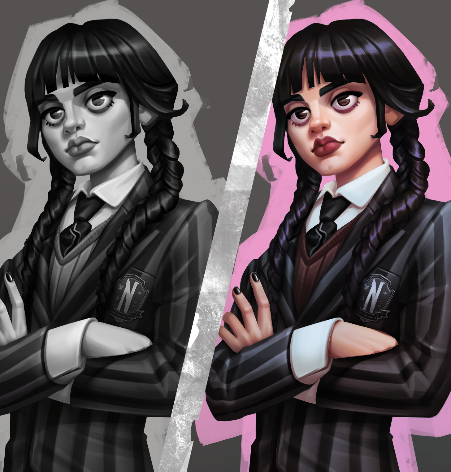 ArtStation - Miss Wednesday Adams