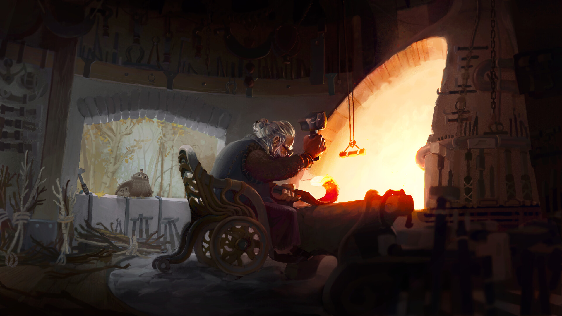 ArtStation - Envar Contest proposition ! Concept of a blacksmith in his ...