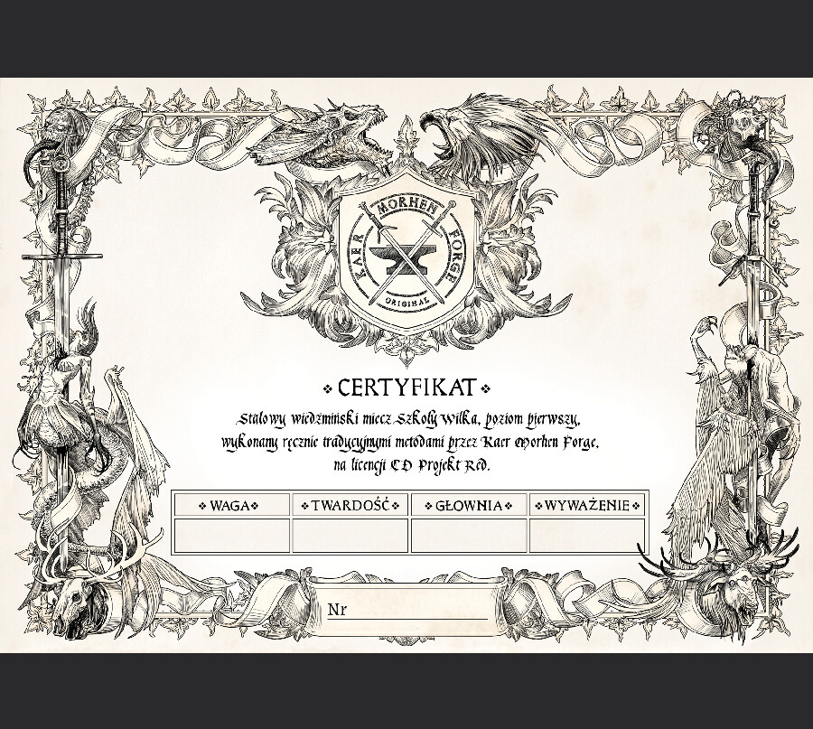ArtStation - Witcher Swords Certificate