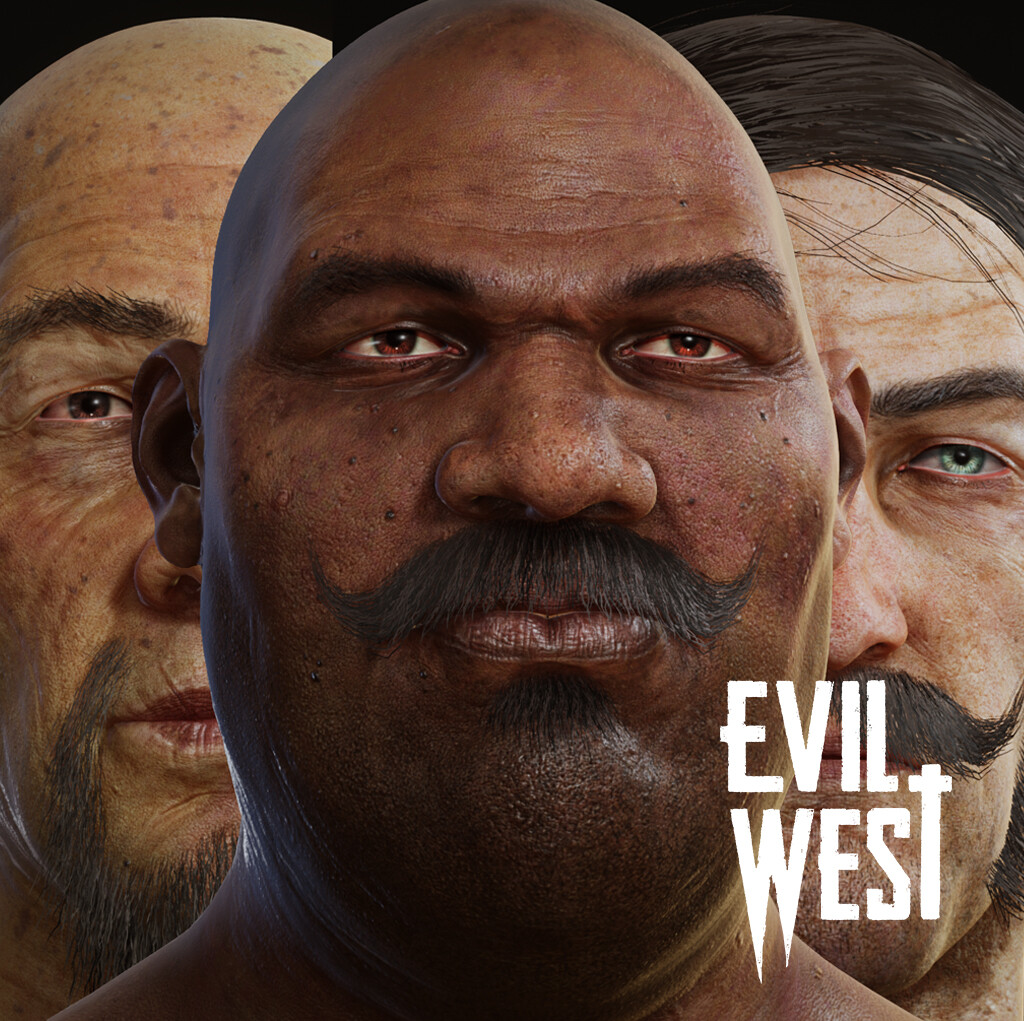 ArtStation - Agent Heads - Evil West