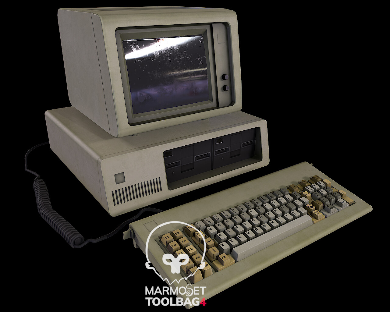 ArtStation - Retro computer