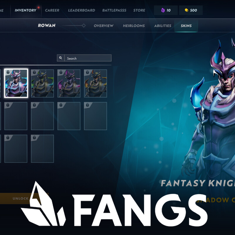 ArtStation - FANGS Game Client - Hero Skins