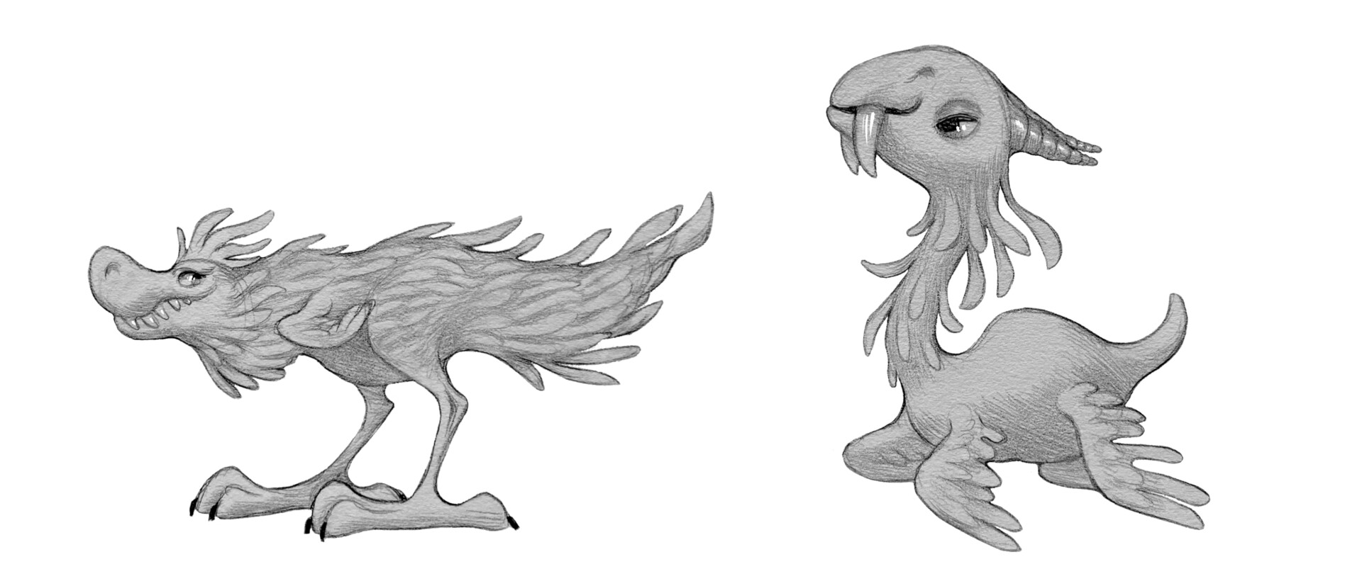 ArtStation - Creature Design Sketches