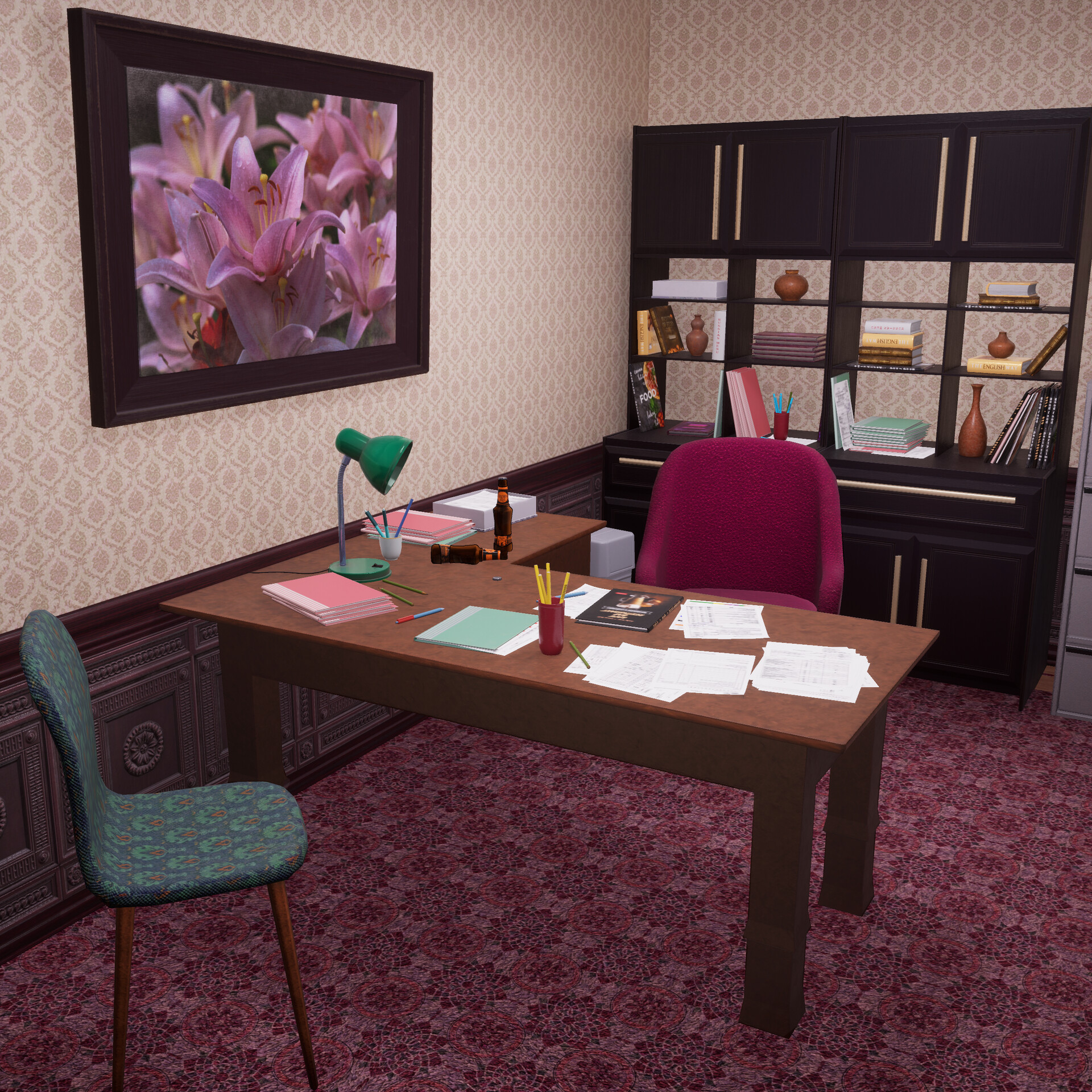 ArtStation - Game location Restaurant "CherNika" Part 3. Staff rooms ...