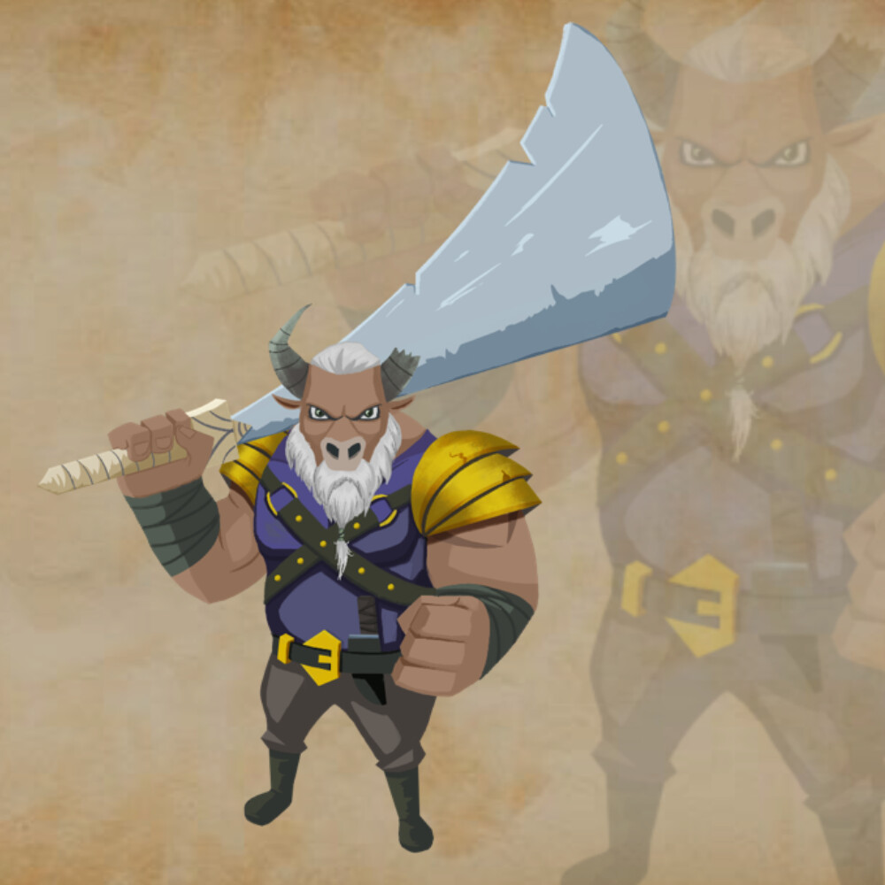 ArtStation - Warrior Bull