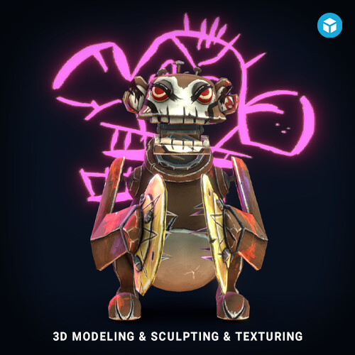 ArtStation - Jinx's Monkey Toy - Fanart Arcane