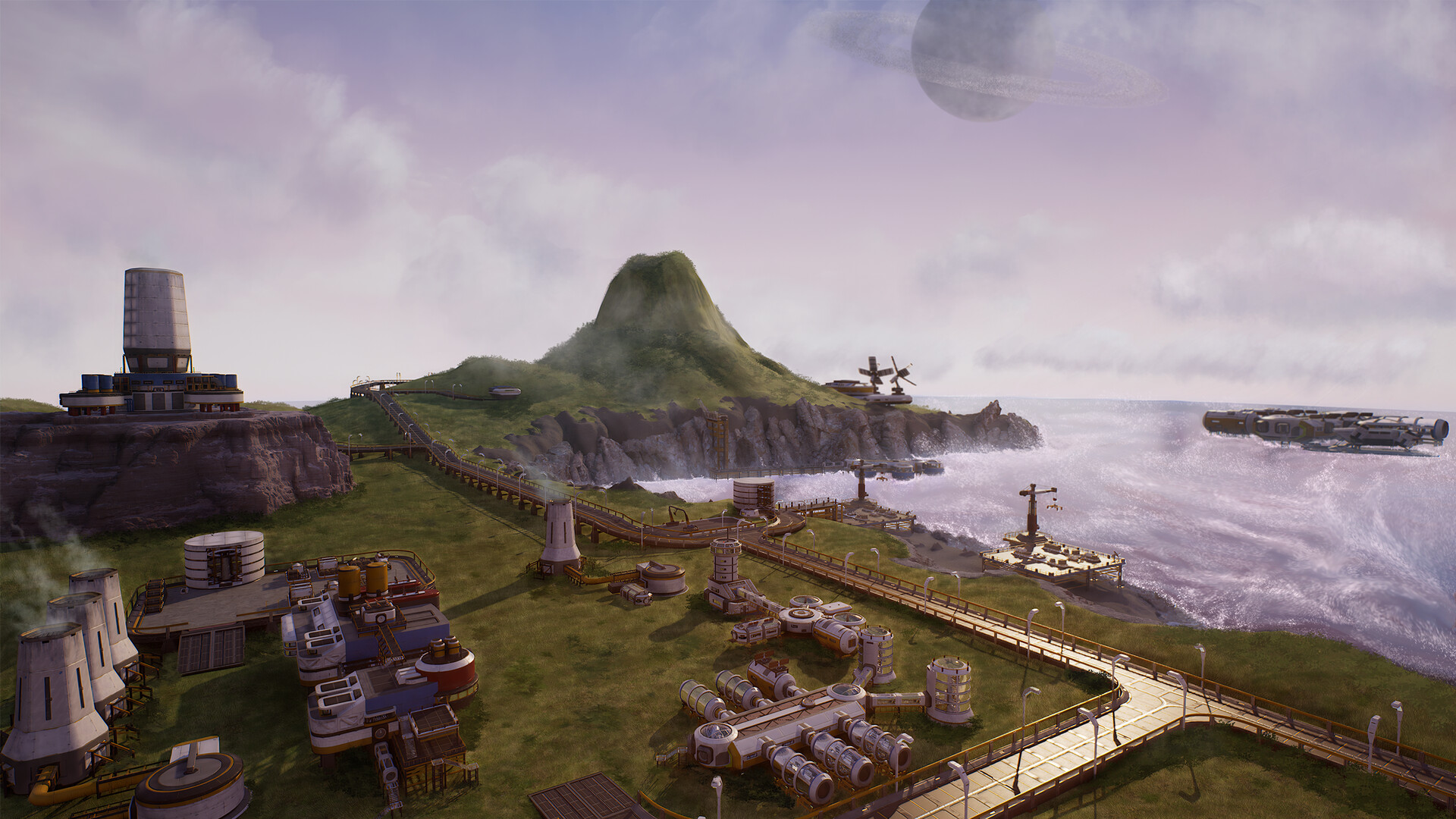 ArtStation - Coastal Base -- Kitbash Mission To Minerva Challenge