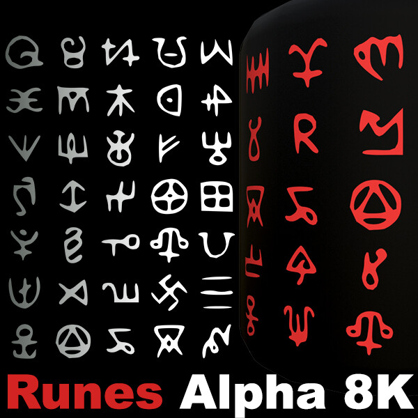 ArtStation - 95 Runes Alpha 8K Vol 3