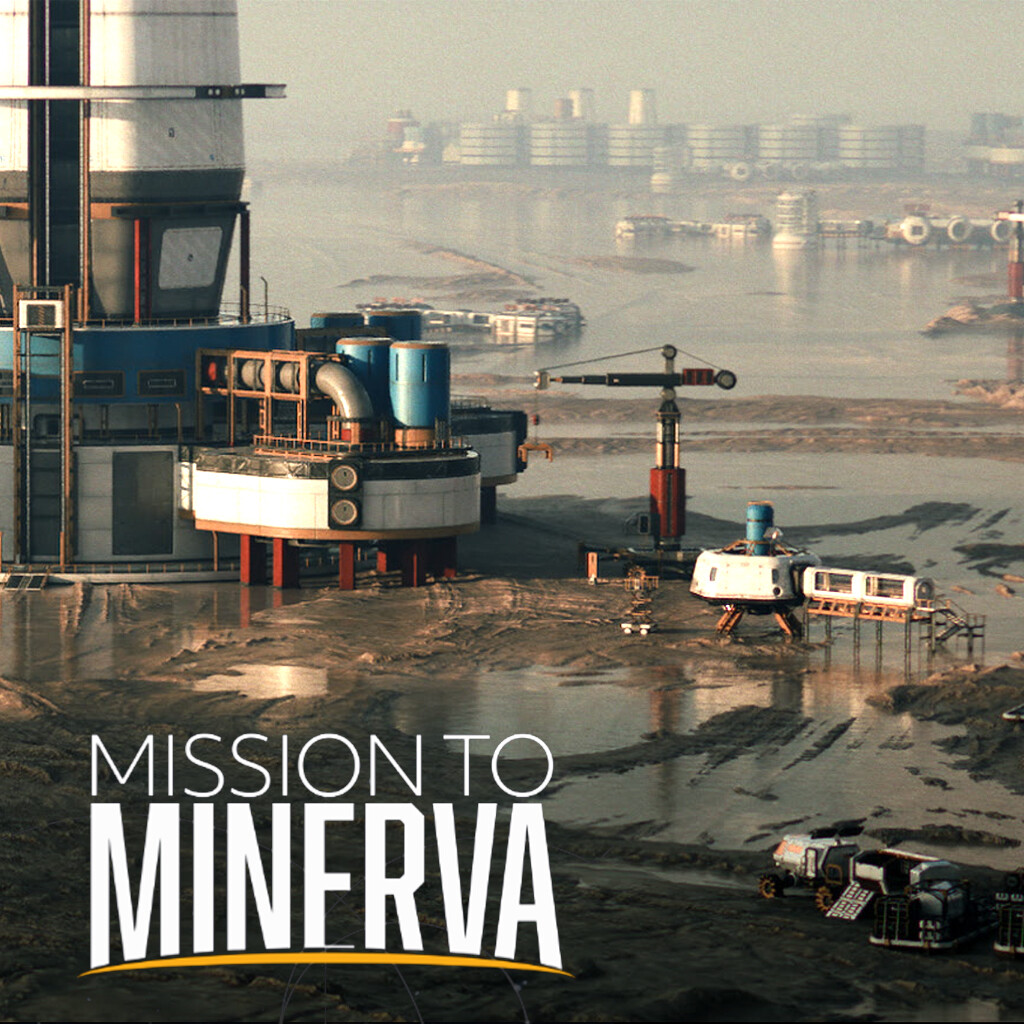 ArtStation - Mission to Minerva #KB3Dchallenge