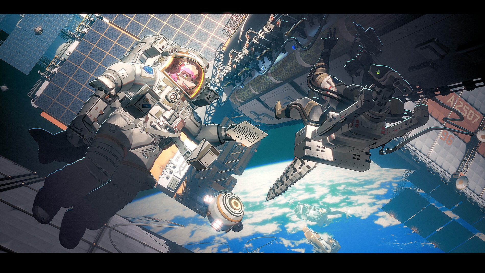 ArtStation - unreal engine animated illustration