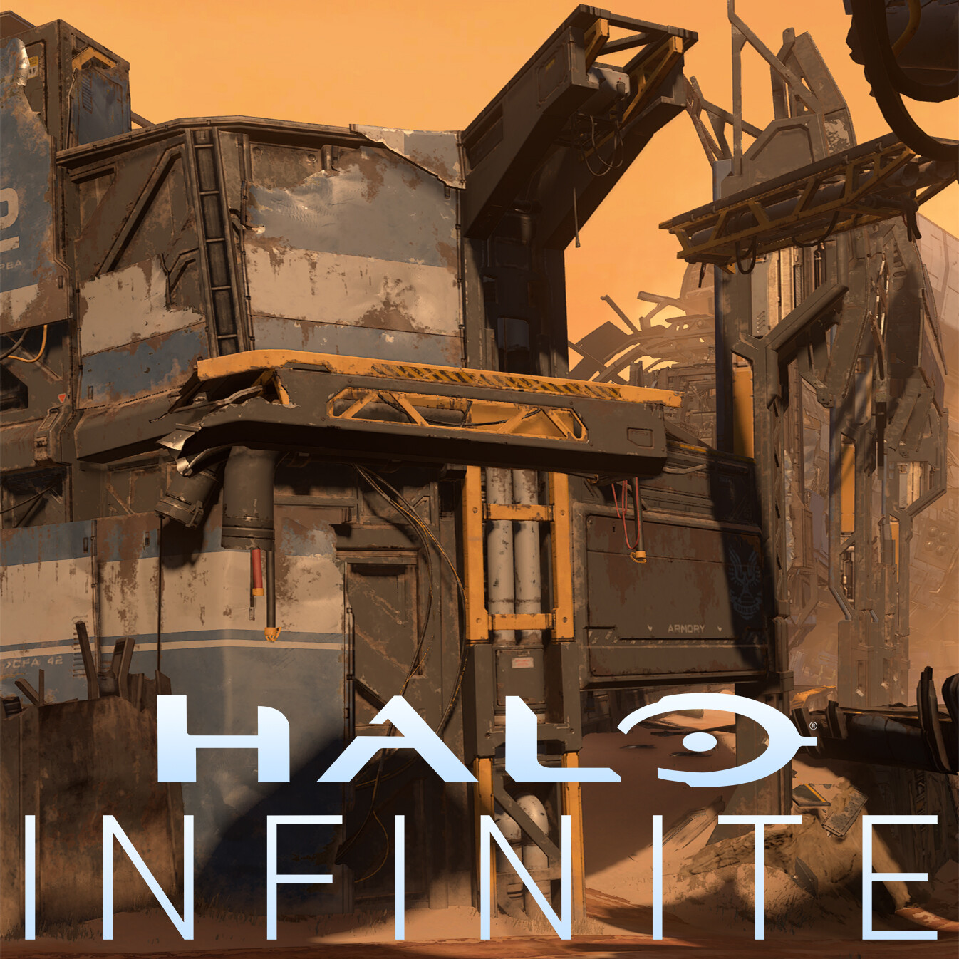 ArtStation - Halo Infinite Environment for the "Breaker" map