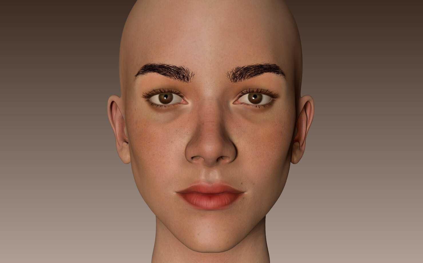 ArtStation - FEMALE CHARACTER HEAD (WIP)