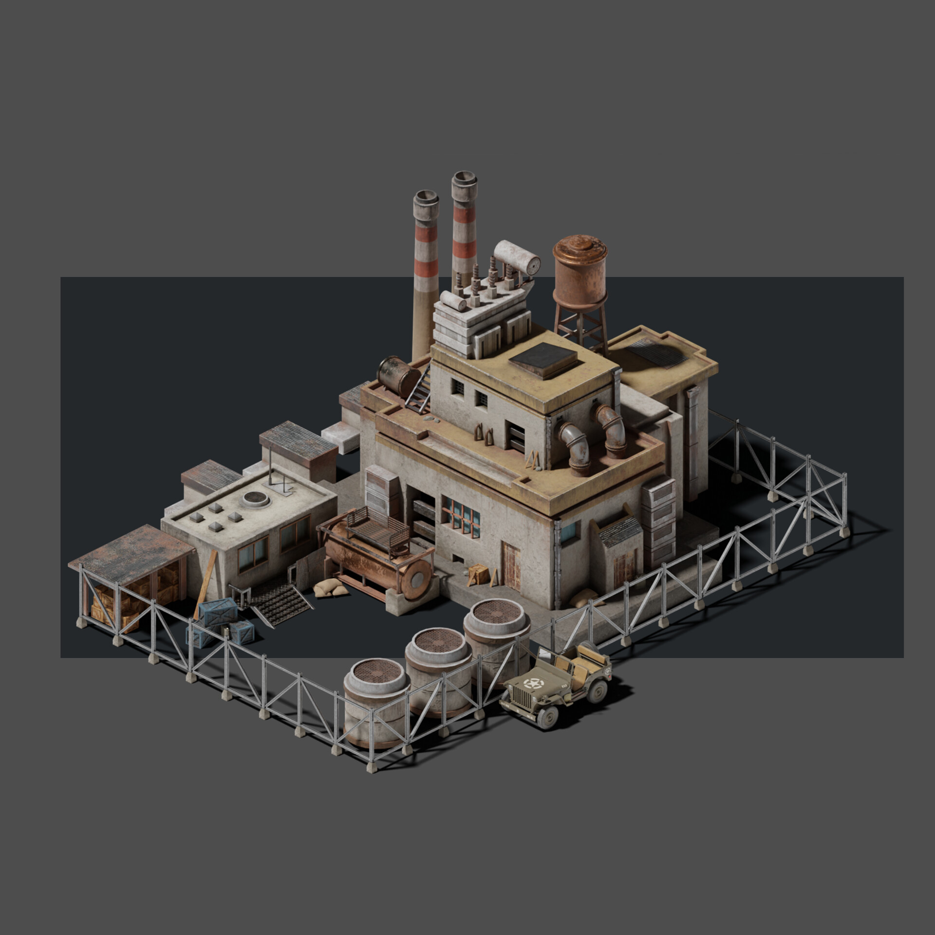 ArtStation - Refinery - Isometric