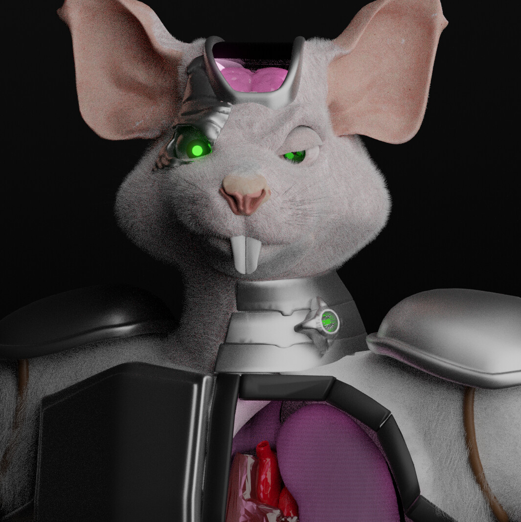 ArtStation - Cyborg Rat