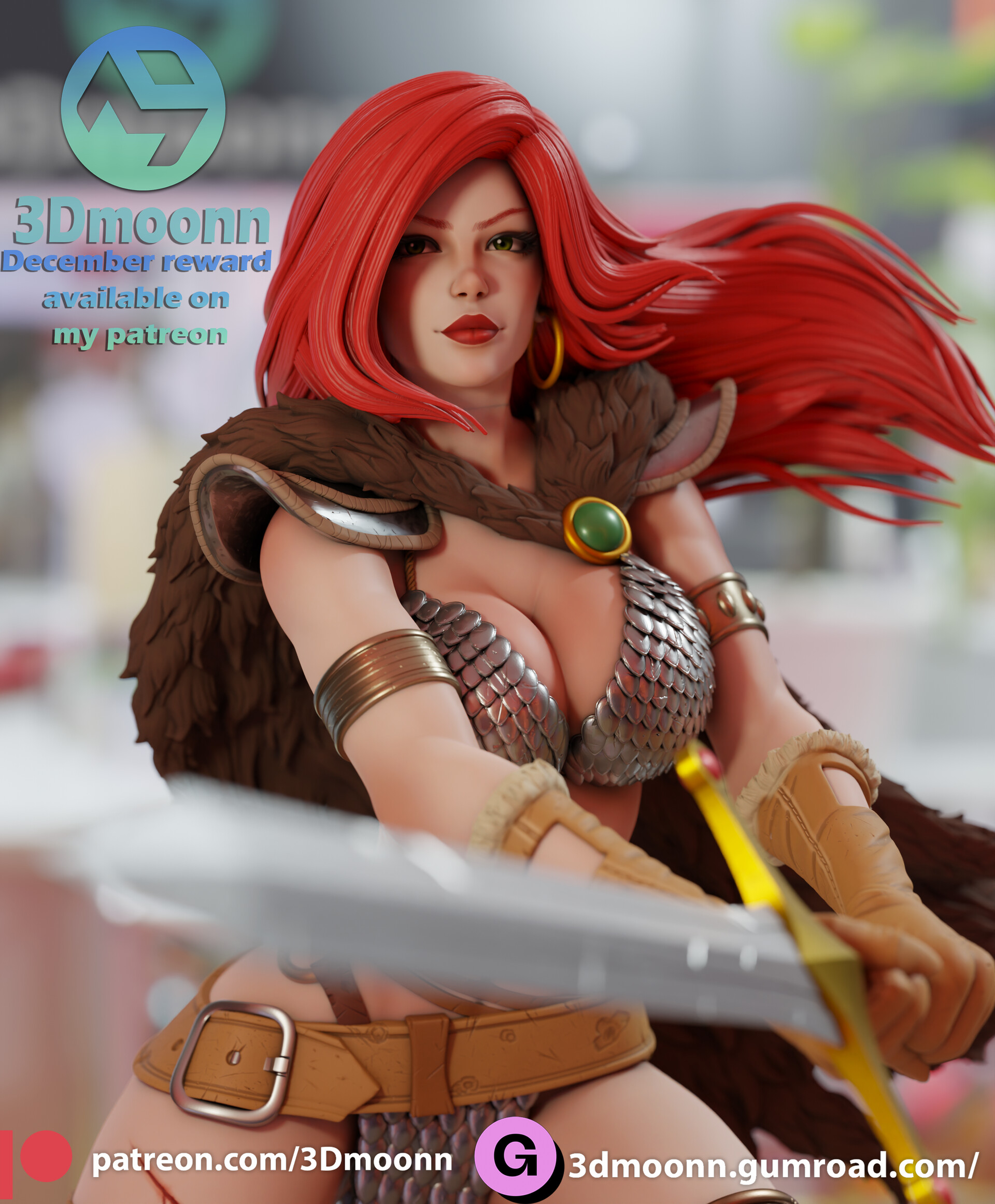 ArtStation - red sonja