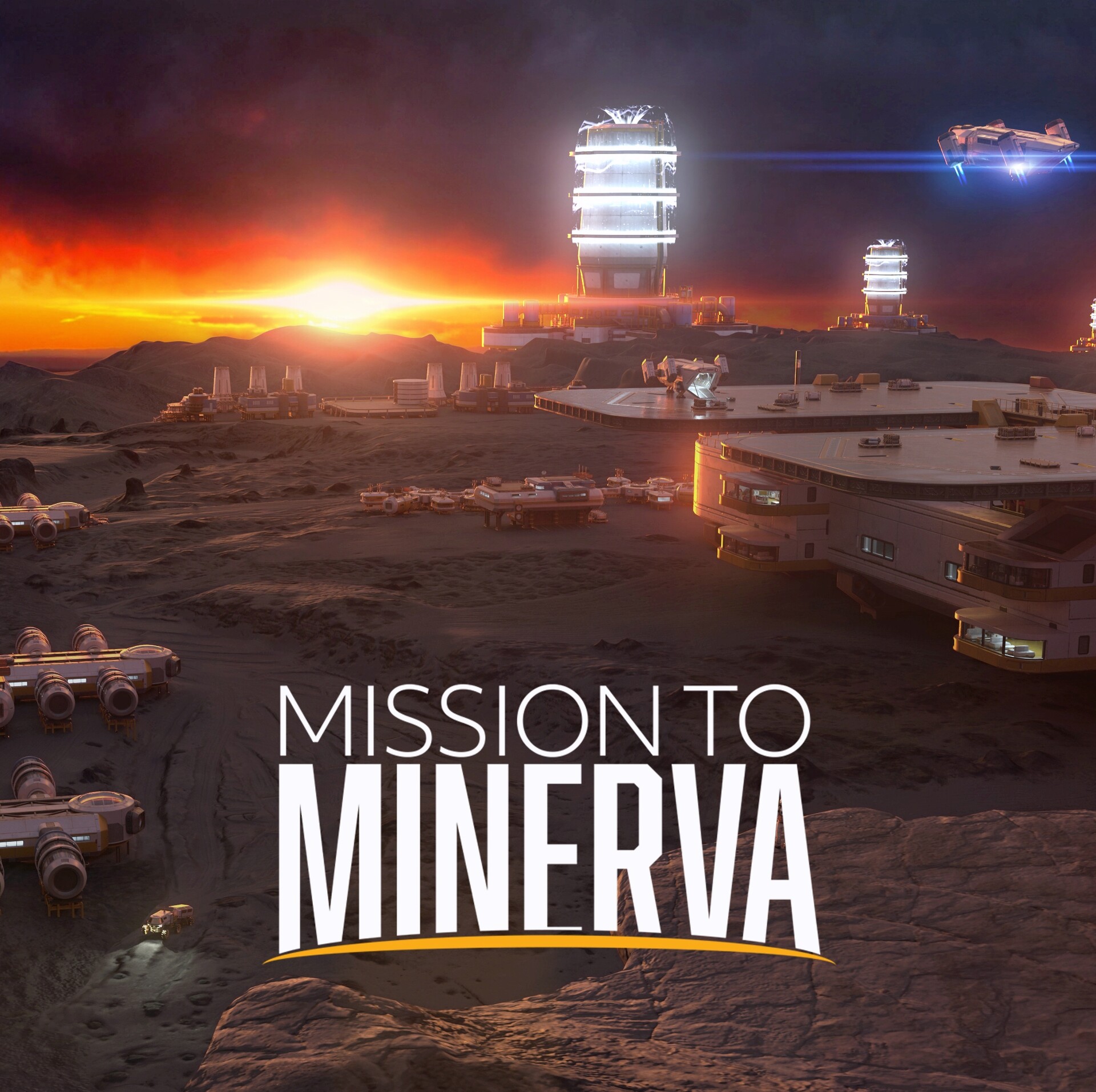 ArtStation - The Sunrise of The Minerva Colony #KB3Dchallenge