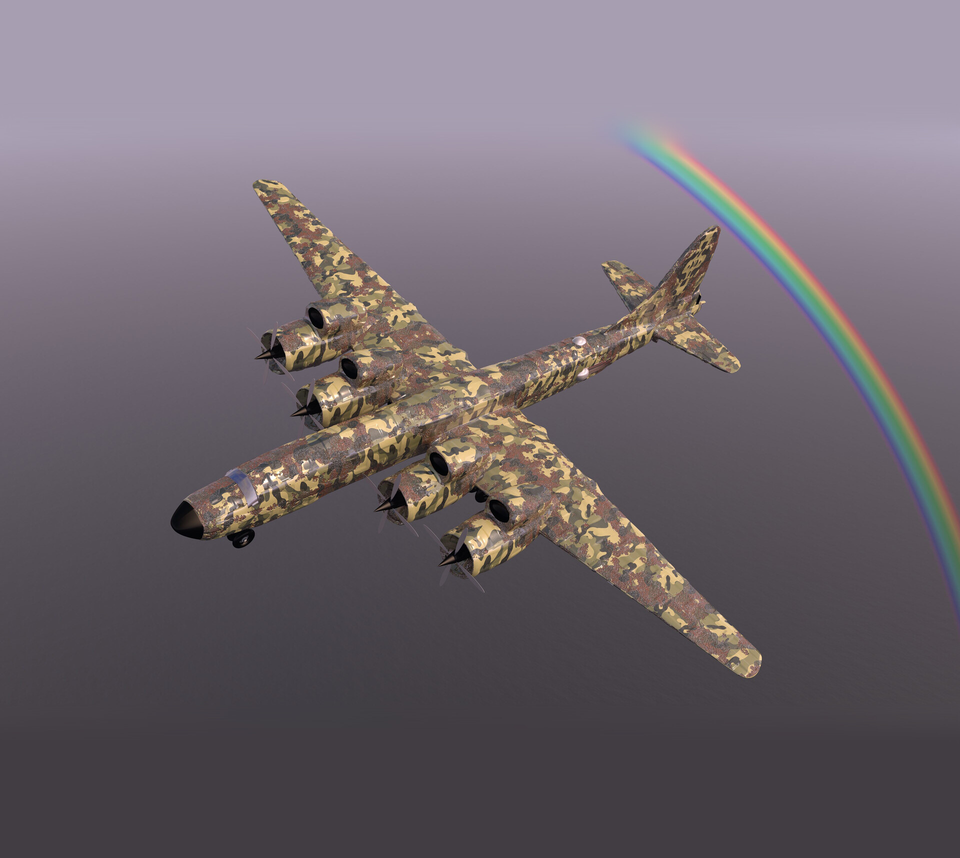 ArtStation - Bomber Aircraft