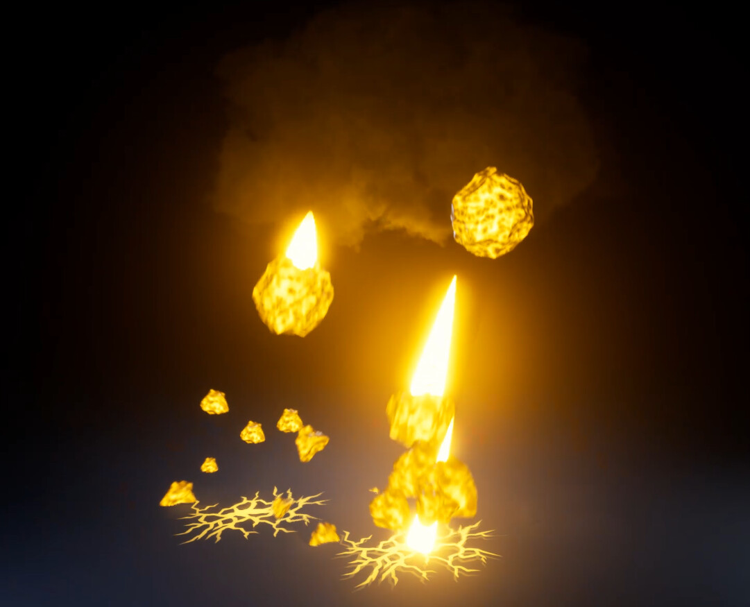 ArtStation - Meteor Shower FX