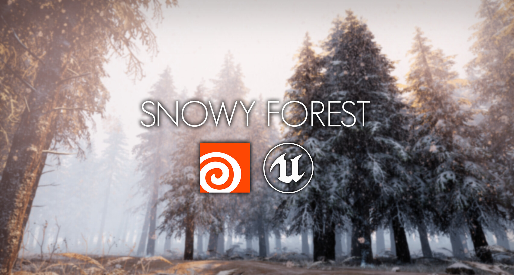 ArtStation - Snowy Forest