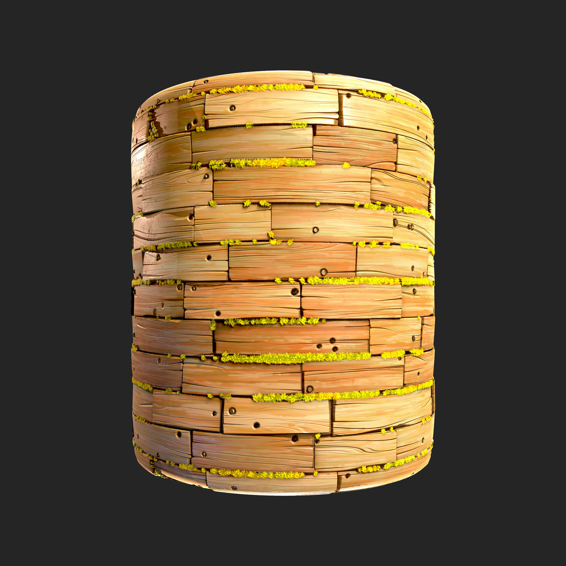 ArtStation - Stylized Wood