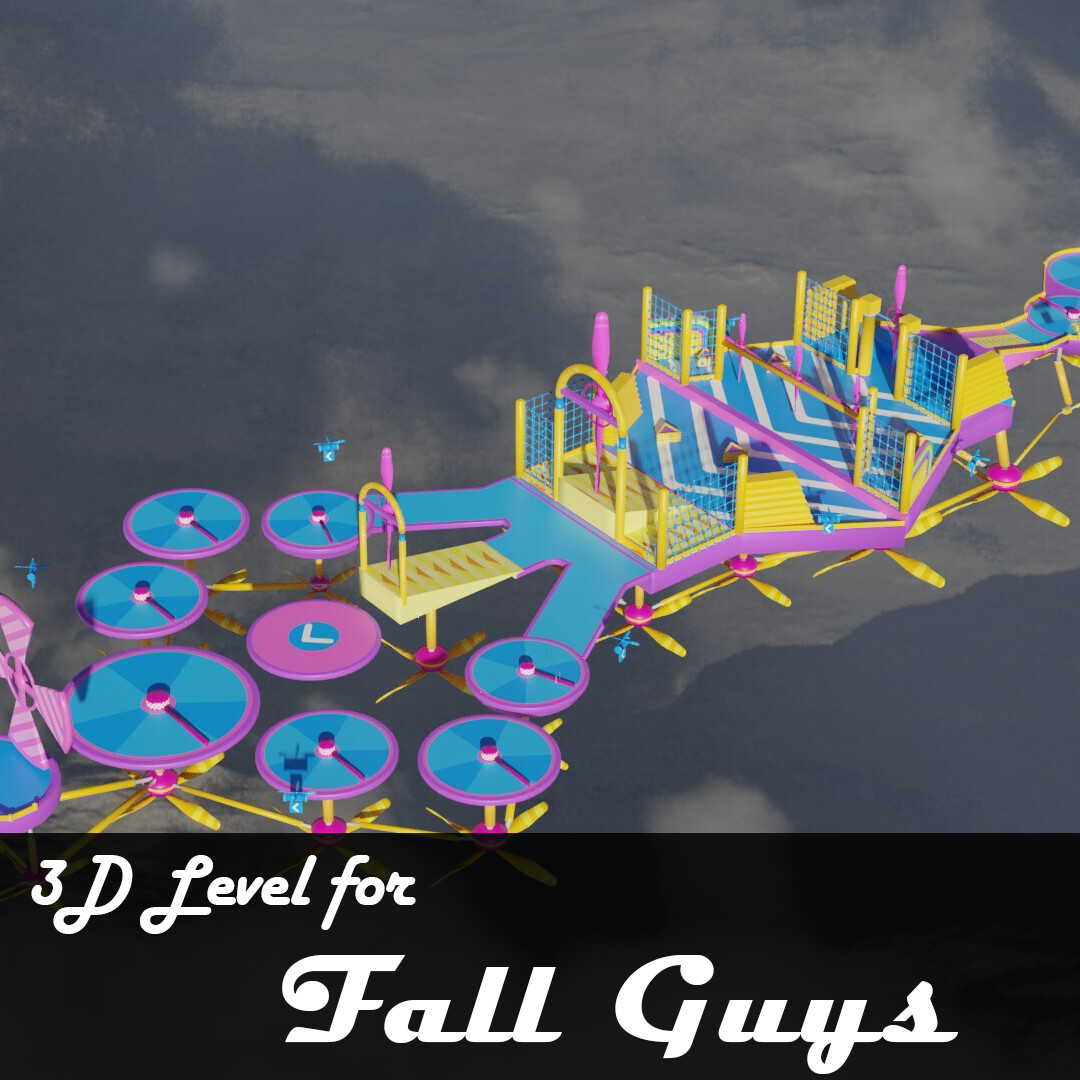 ArtStation - 3D Level for Fall Guys