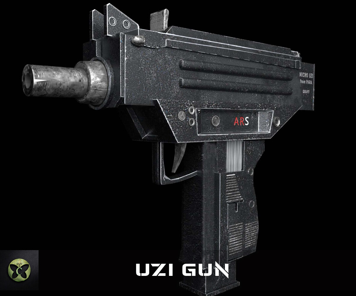 ArtStation - UZI gun