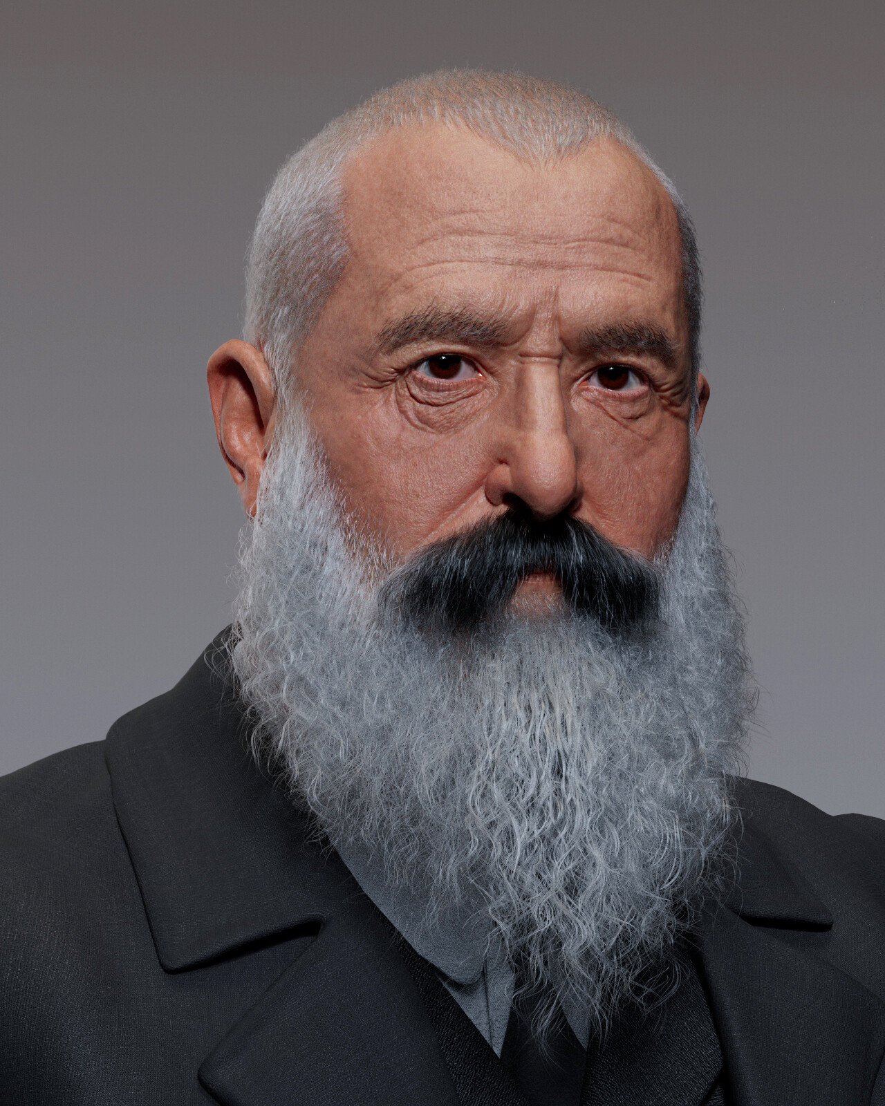 ArtStation - 3D Portrait of Claude Monet