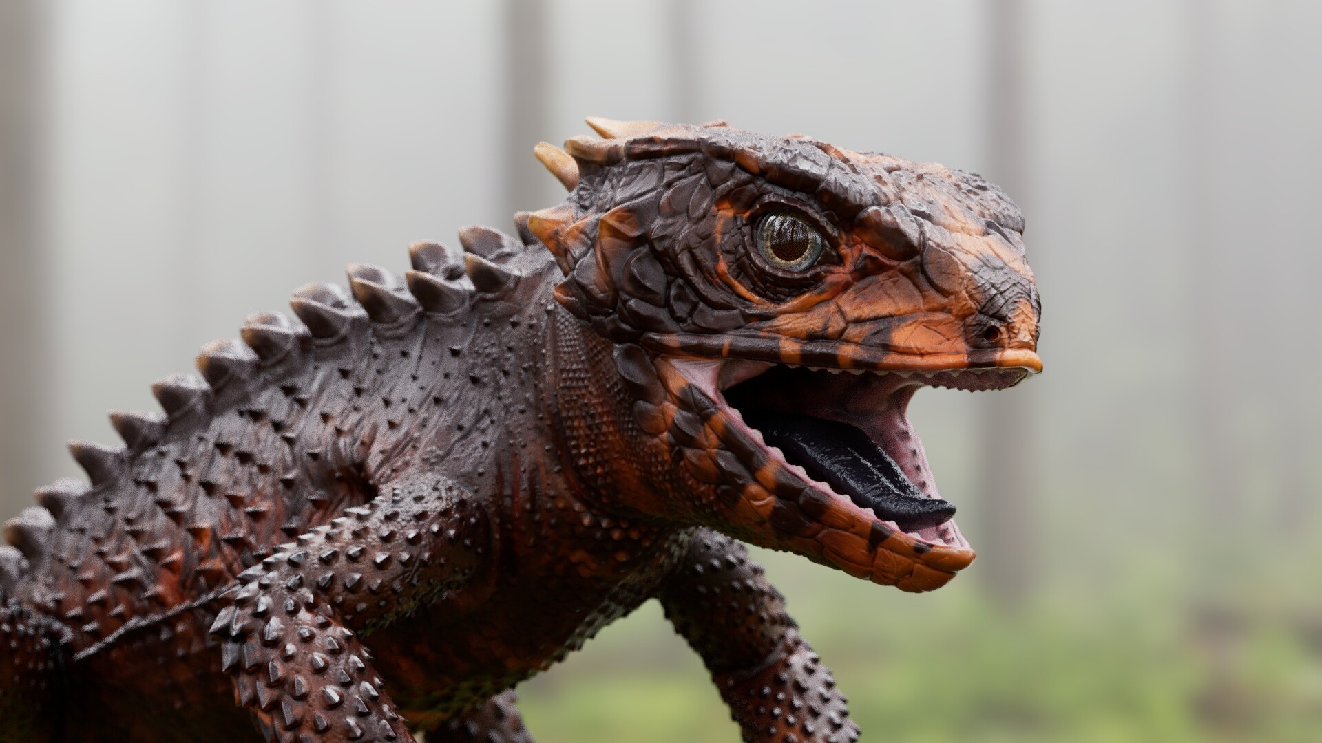 ArtStation - "Wip" the skink / still in progress