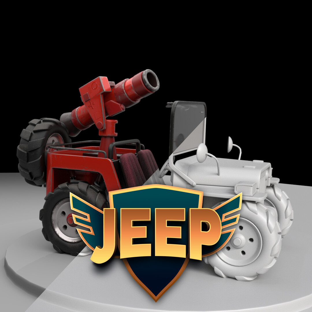 ArtStation - jeep 3d Model