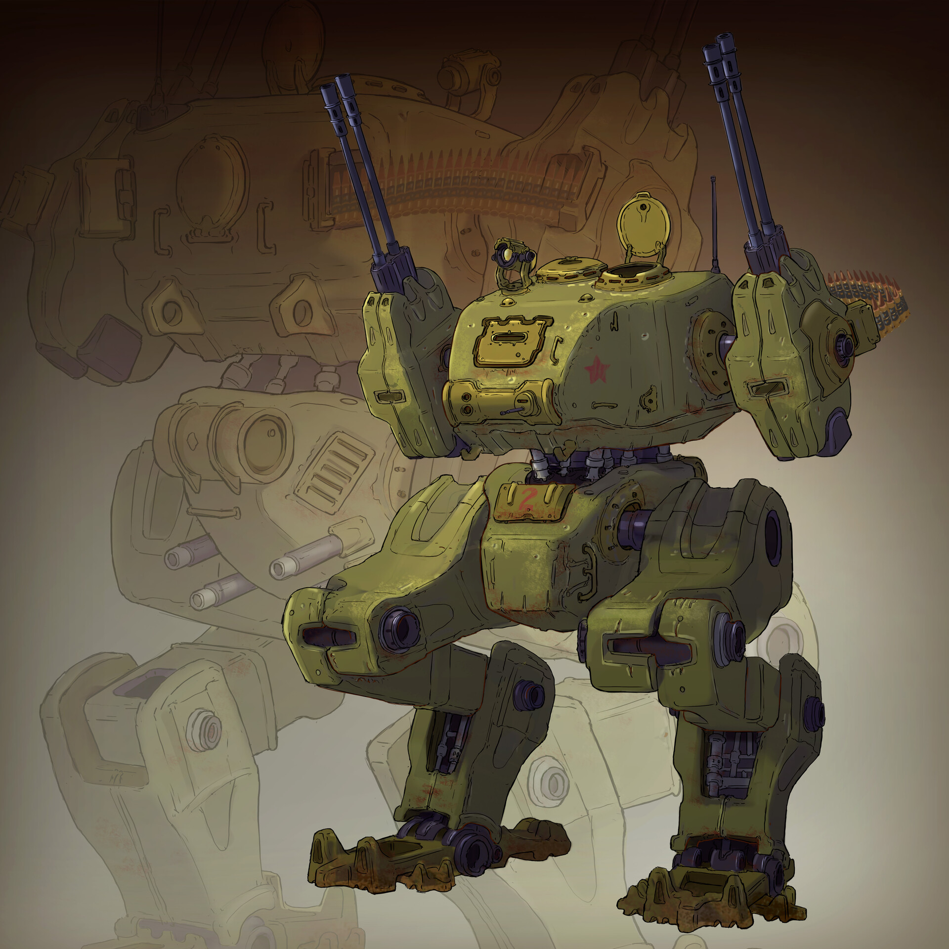 ArtStation - Mech Design | FPS | Focal Point School