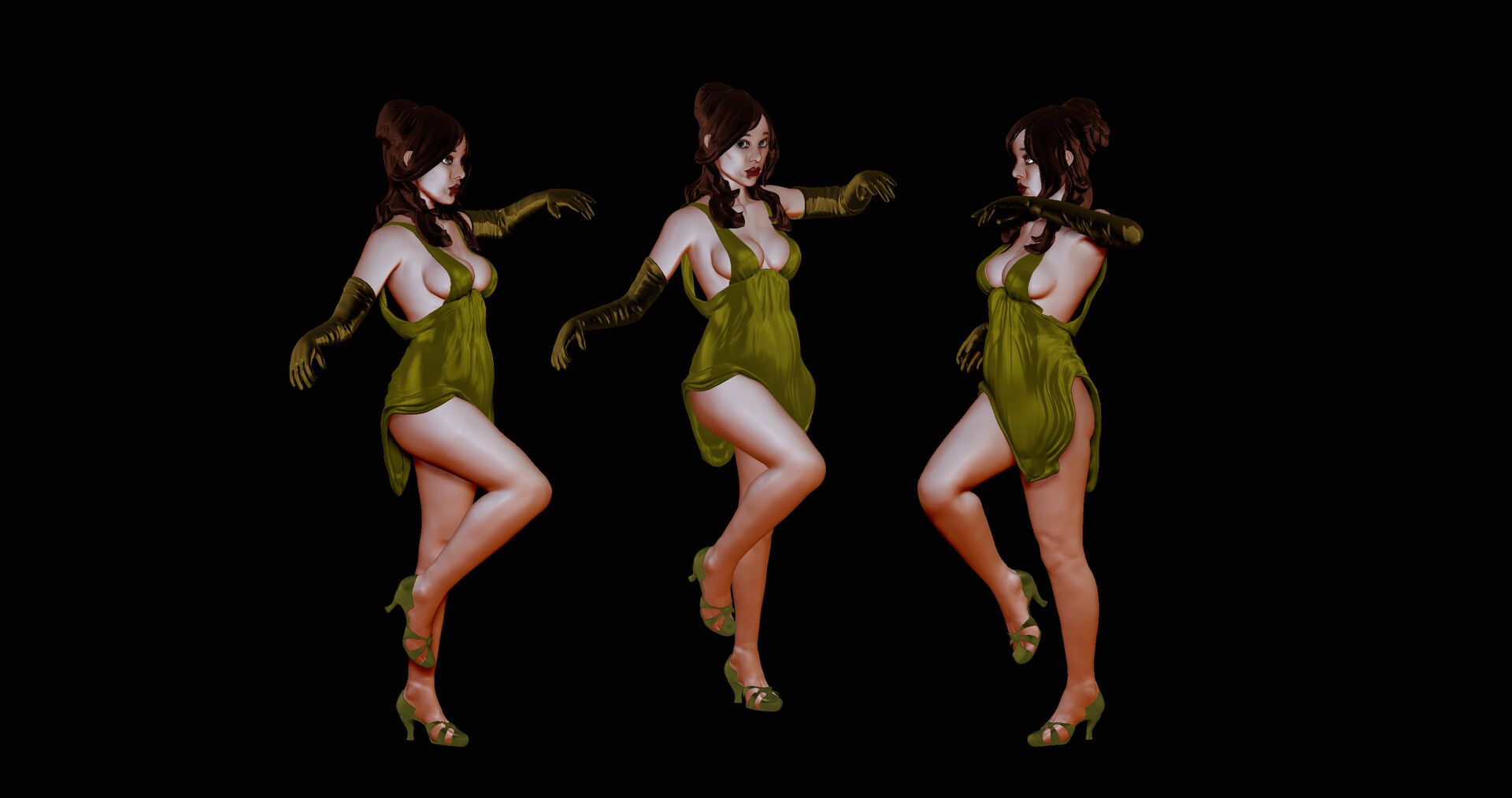 ArtStation - Joy Mallory - Female Character Sketch