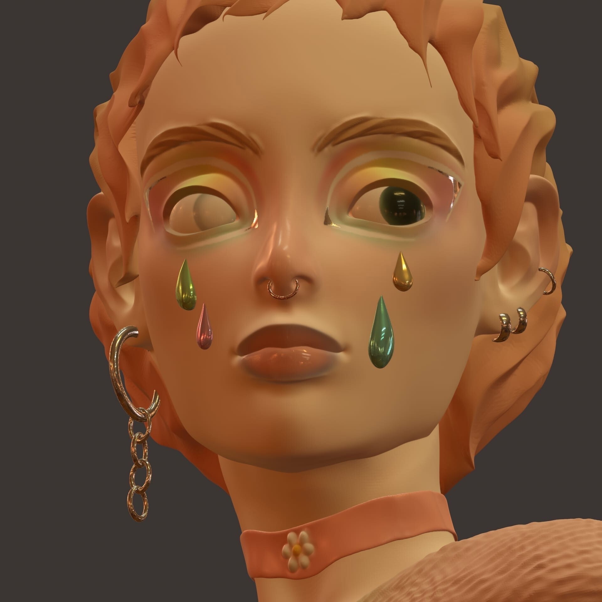 ArtStation - Teardrop girl