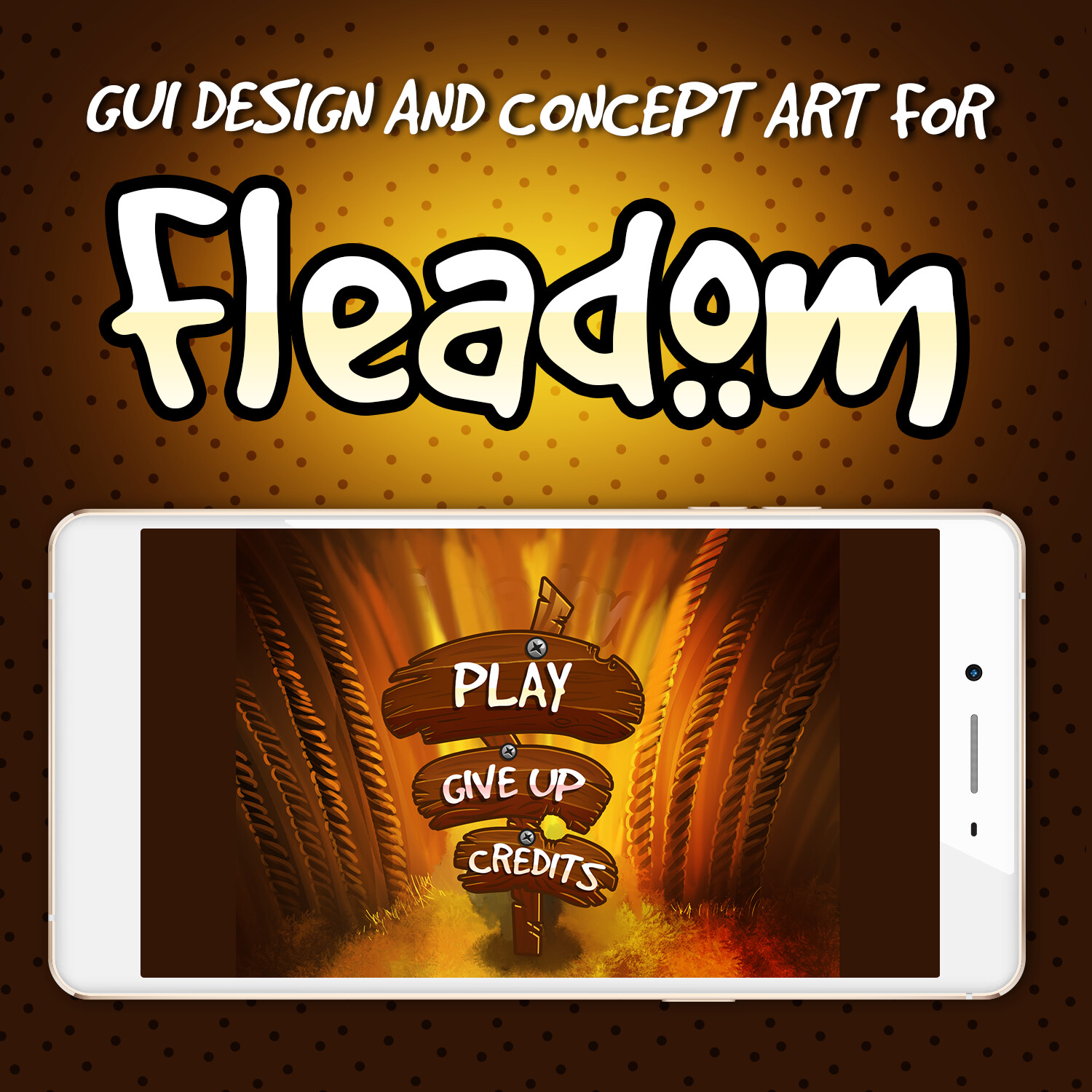 ArtStation - GUI design and concept art for Fleadom game