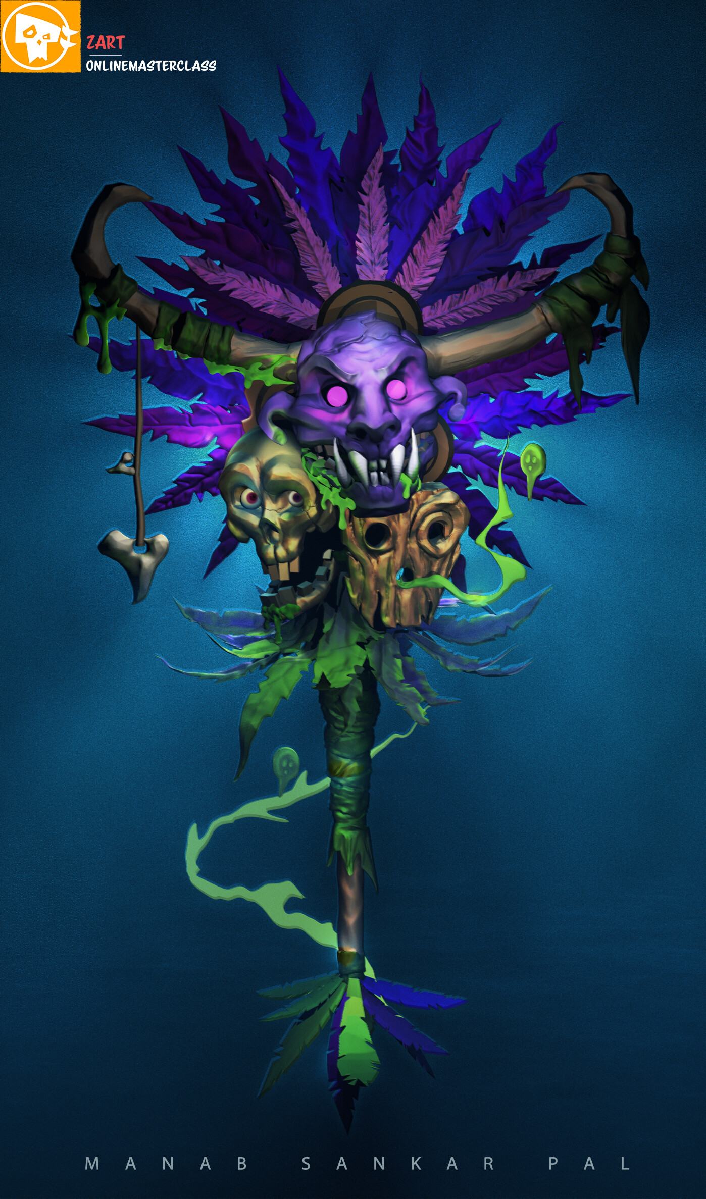 ArtStation - Demonic Weapon