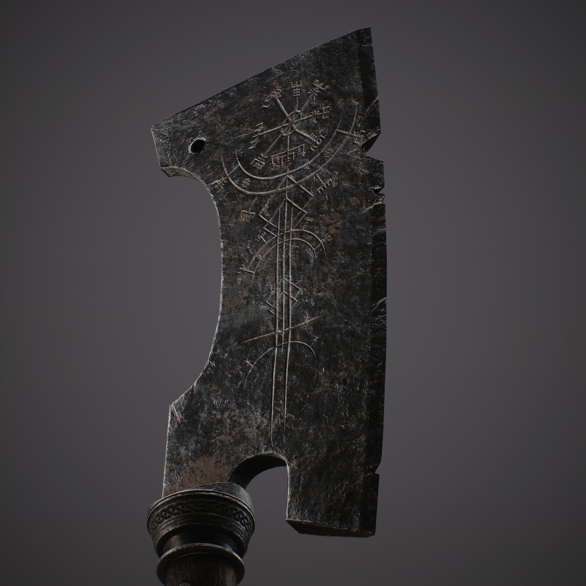 ArtStation - Vintage butcher cleaver game prop!!