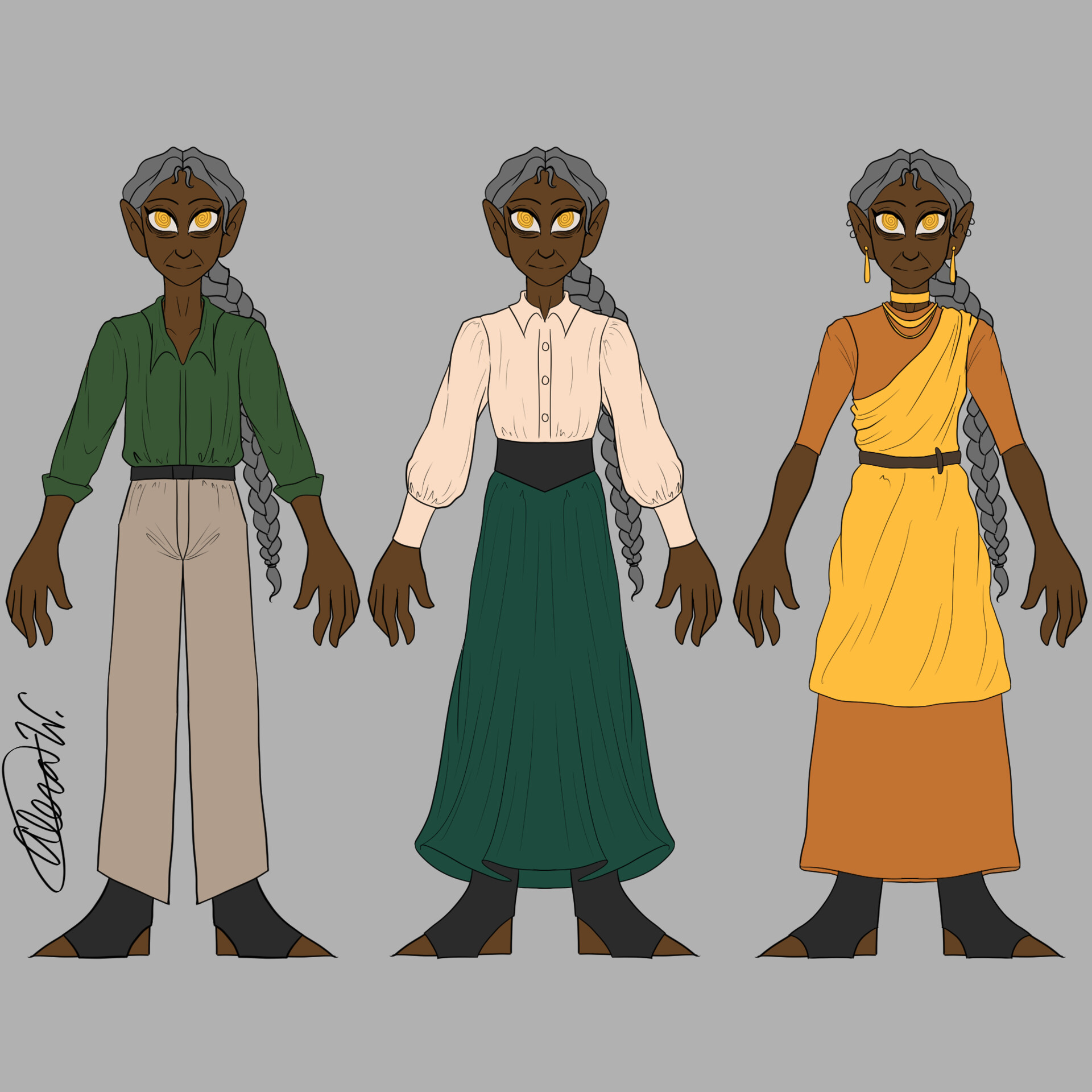 ArtStation - Concept Outfits - Asav