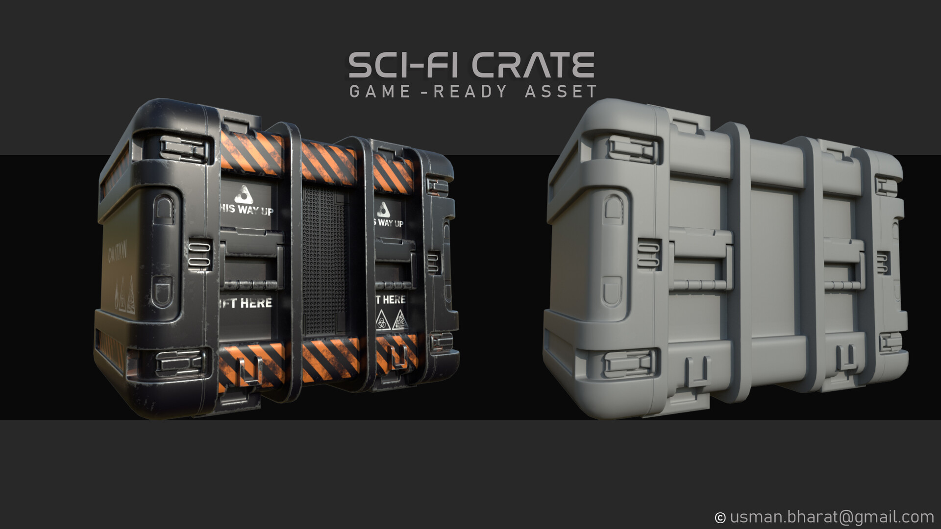 ArtStation - Sci-Fi Game Crate