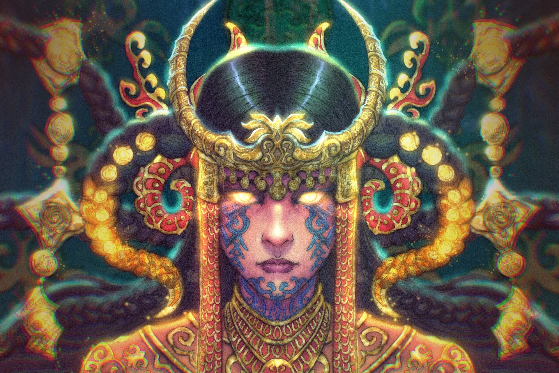 ArtStation - The Great Turkic gods