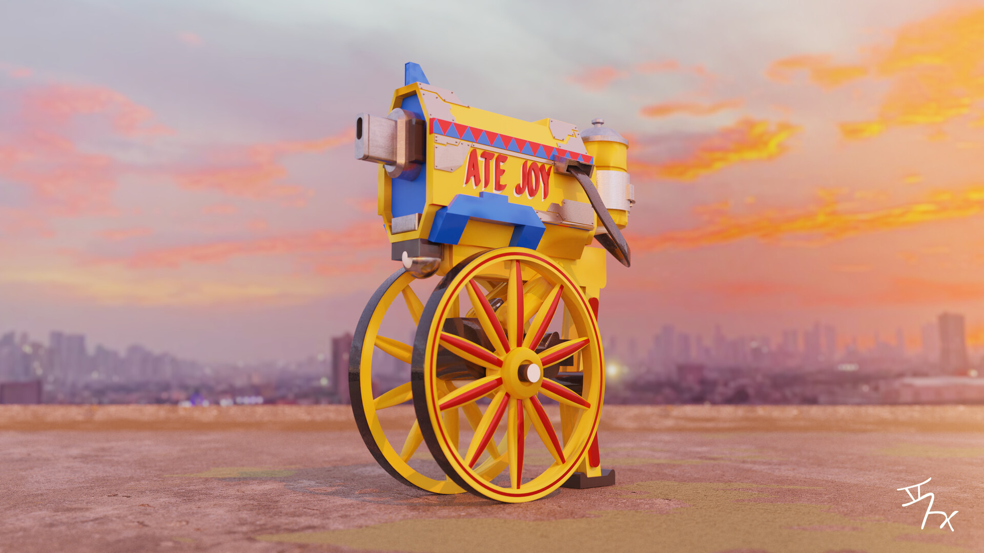 ArtStation - Killjoy Ice Cream Cart (Valorant)