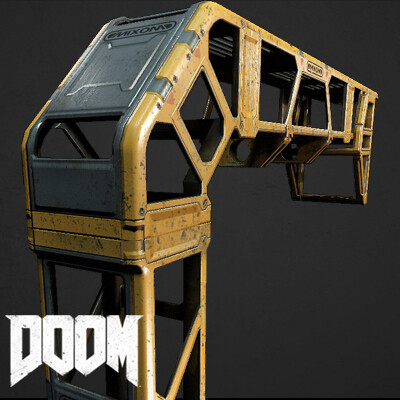 ArtStation - Doom - Pipe Cage Kit