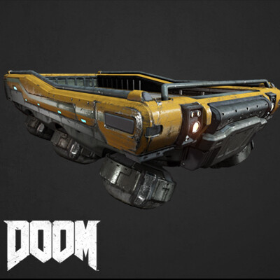 ArtStation - Doom - Hover Barge