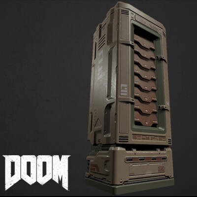 ArtStation - Doom - Vent Box