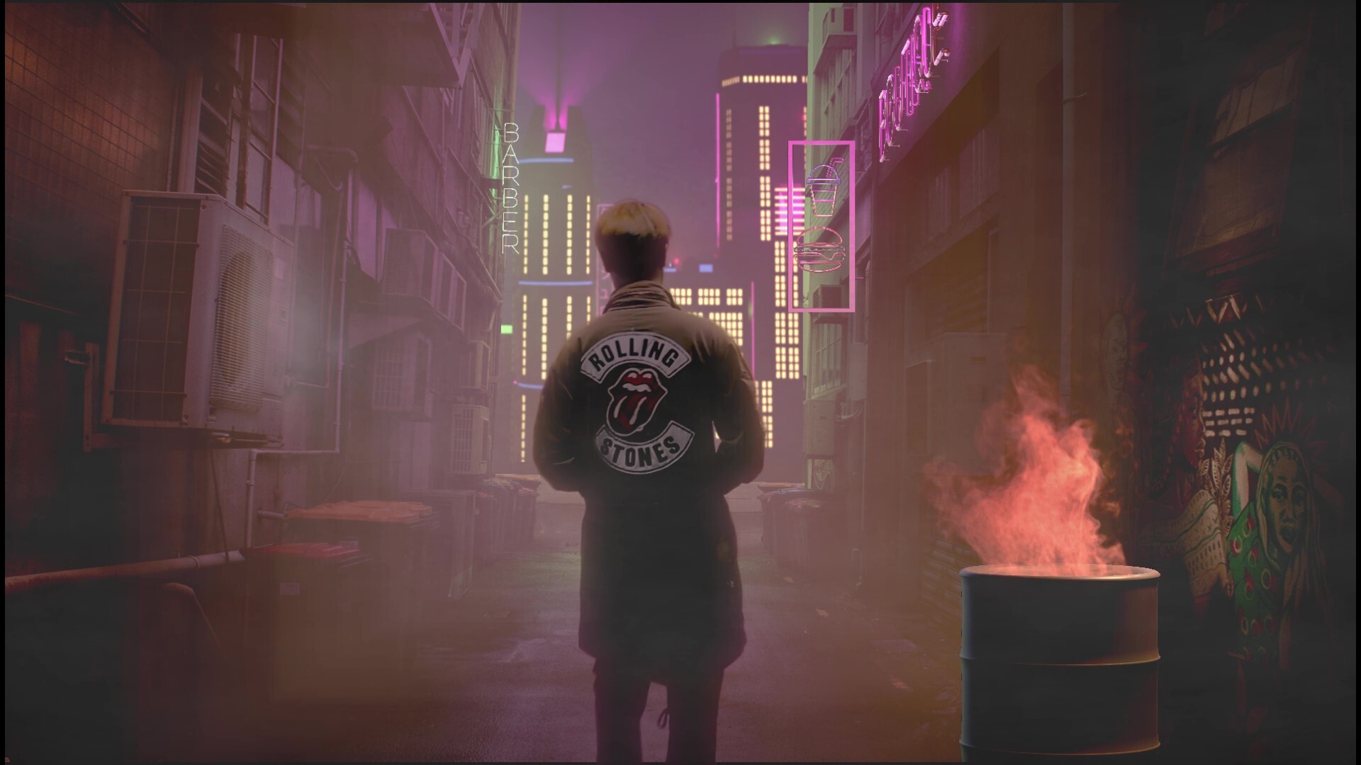 ArtStation - Cyberpunk City VFX